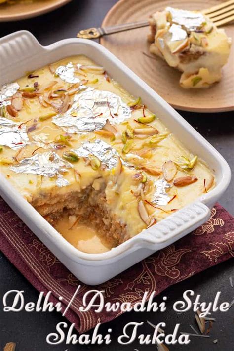 Shahi Tukda Recipe Shahi Toast Cubes N Juliennes