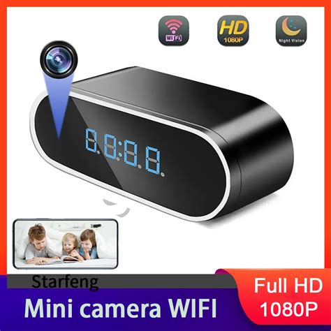 Mini Kamera Saat Full HD 1080P Kablosuz Wifi Kontrol IR Gece G R G R N