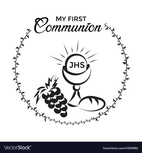 Catholic Baptism Baptism Symbol Design Royalty Free Vector