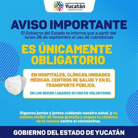 Gobierno De Yucat N On Twitter Aviso Importante En Yucat N Se