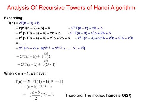 analysis of recursive algorithms ppt download