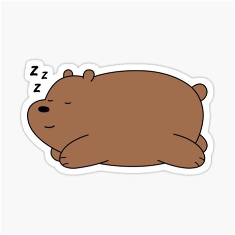 Grizzly Sticker By Julegendju Redbubble