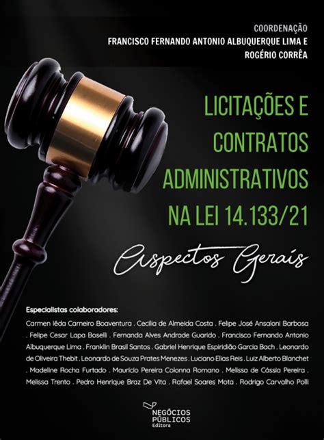 Licitações e Contratos Administrativos na Lei 14 133 21 Grupo