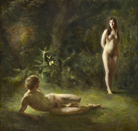 Paulsen Adam Eve Public Domain Scenic Painting PICRYL Public