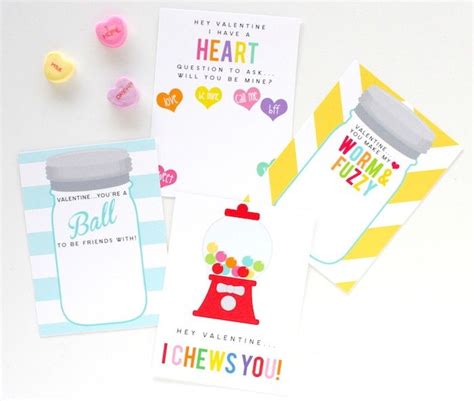 FREE Valanetine S Day Class Printables Rebecca Propes Design DIY
