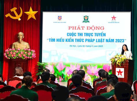 Cuộc thi trực tuyến Tìm hiểu kiến thức pháp luật năm 2023 trên Báo
