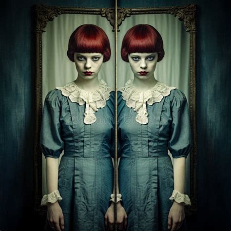 Ai Generated Image Of Disturbing Siamese Twins Stock Illustration Illustration Of Sisters