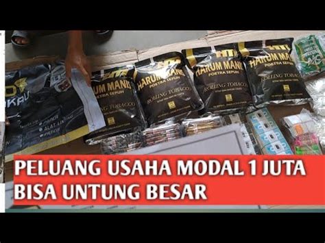 Peluang Usaha Modal Juta Besar Untung Youtube