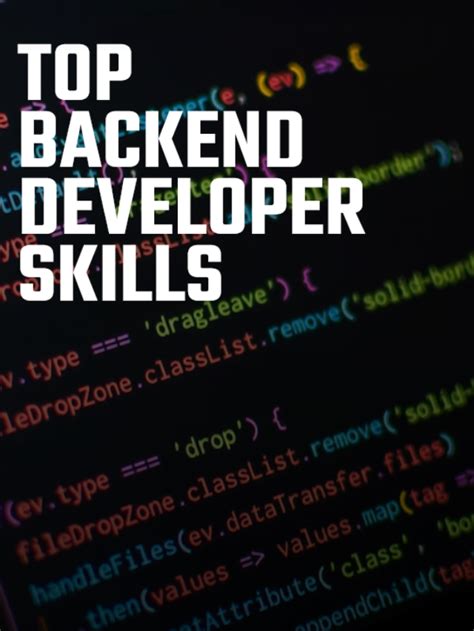 what are the top backend developer skills to start the career sidtechtalks