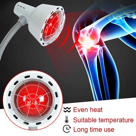 Lámpara de terapia de calefacción con luz infrarroja de 275W lámpara