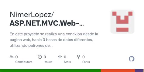 GitHub NimerLopez ASP NET MVC Web Patrones De Diseno Manejo De BD En