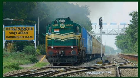 First Run Of TIRUNELVELI SENGOTTAI Passenger Train After Lockdown