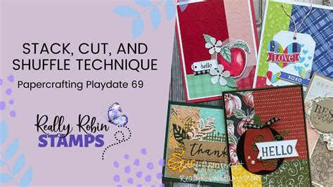 Stack Cut Shuffle Technique Papercrafting Playdate Apple