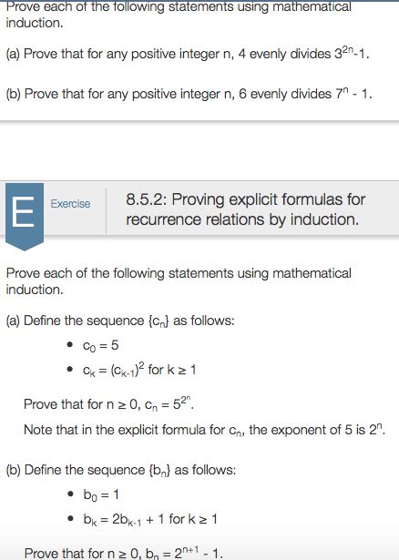 solved prove each of the following statements using