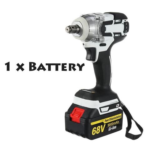 TEMPSA Sans Fil Clé à Chocs Brushless Électrique 330Nm Boulonneuse 68V