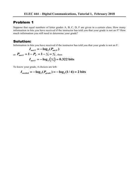 elec444 tut 1 solution 1