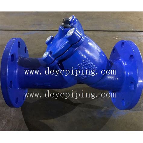 Ductile Iron DIN Pn16 Y Strainer Filter With SS304 Screen China Cast