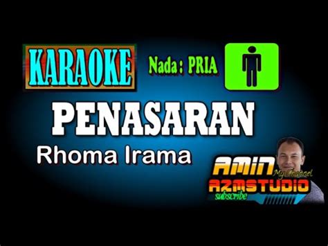 PENASARAN Rhoma Irama KARAOKE Nada PRIA YouTube