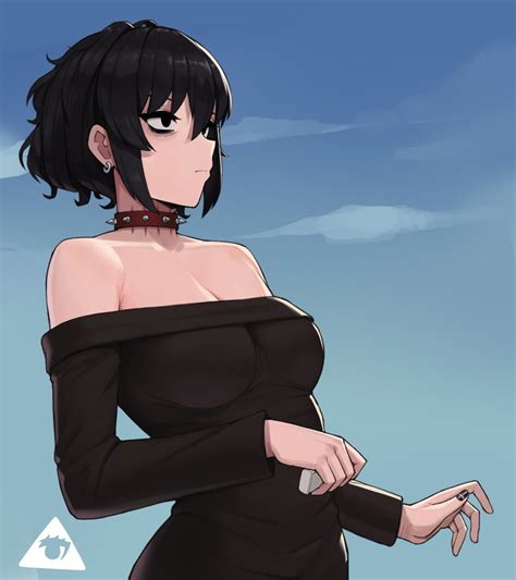 Donburi Donburikazoku Frederica Sawyer Black Lagoon Highres 1girl Alternate Breast Size