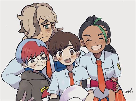 Florian Nemona Arven And Penny Pokemon And More Drawn By Konoooc