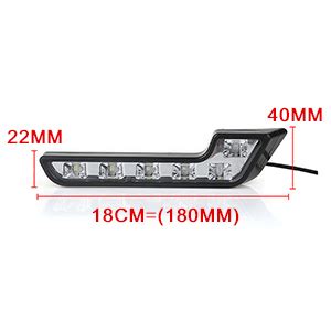 Amazon EOHMAK LED Daytime Running Light Kits 2PCS 12V L Shaped