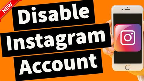 How To Temporarily Disable An Instagram Account Updated