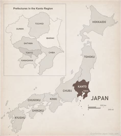 Kanto Plain Map