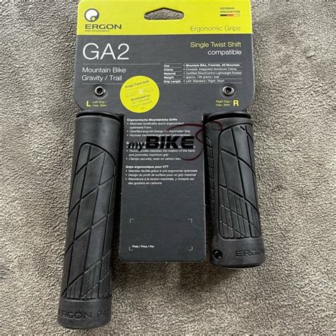 Jual Ergon Bicycle Grips Ga Single Twist Shift Compatible Black Di