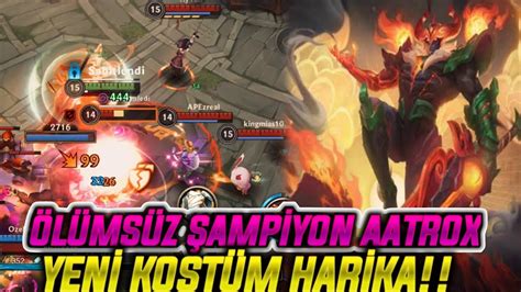 Wild Rift Y Ksek Elo L Ms Z Yon Aatrox Top Lane Krali En