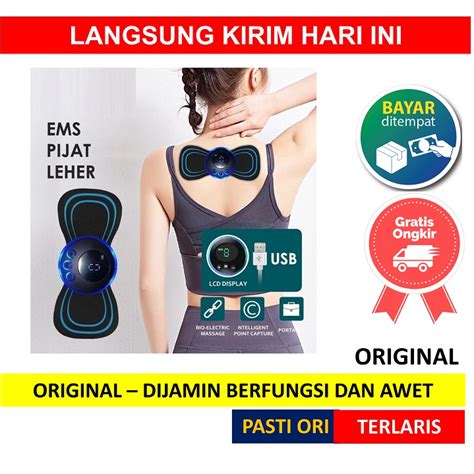 Jual Alat Pijat Leher Ems Mini Portable Neck Messager Portabel Elektrik
