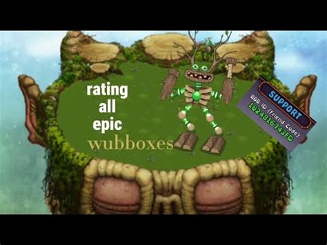 Rating All Epic Wubboxes In My Singing Monsters Furcorn Wubbox
