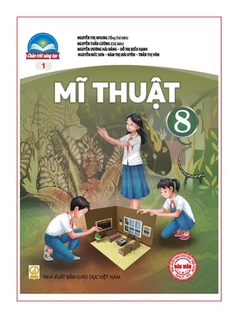 Sách giáo khoa Mĩ thuật bản 1 lớp 8 Chân trời sáng tạo pdf