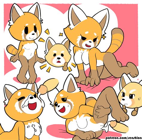 Rule 34 2019 Aggressive Retsuko Ailurid Anthro Black Eyes Breasts Brown Fur Closed Eyes Comic