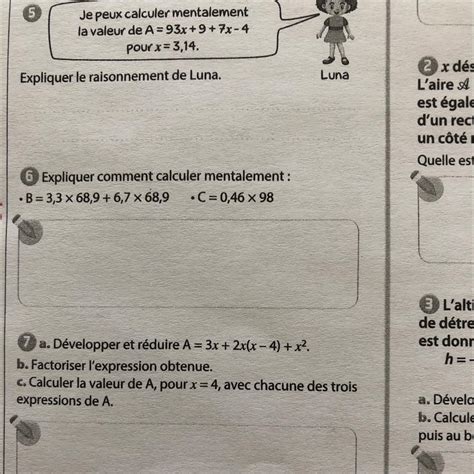 Bonsoir jai un devoir à rendre demain en maths classe de 4eme