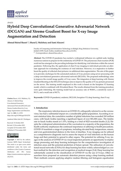 pdf hybrid deep convolutional generative adversarial network dcgan and xtreme gradient boost