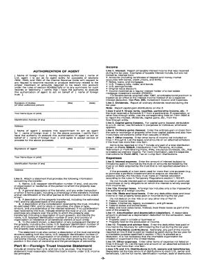 Fillable Online Instruction 3520 A Rev 2001 Instructions For Form