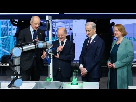 Man Sp Rt Innovation Scholz Besucht Hannover Messe Mit Norwegens