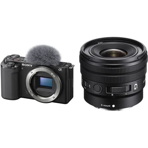 Sony ZV E10 Mirrorless Camera With 10 20mm Lens Kit B H Photo
