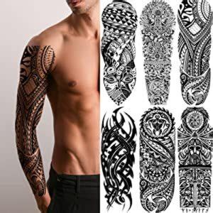 Temporary Tattoo Accessories Black Viking Maori Totem Celtic