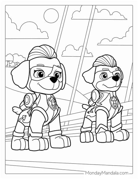 Mighty Pups Ryder Coloring Pages Atelier Yuwa Ciao Jp