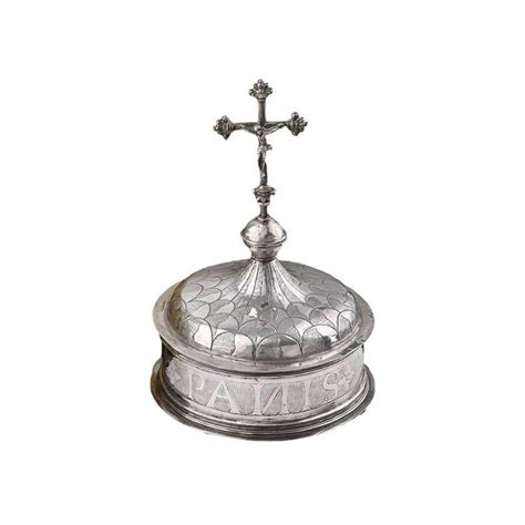 Pyx En Argent Espagnol Vers Xviie Si Cle N