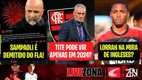 Sampaoli Demitido Do Flamengo Tite S Em Lorran Desperta