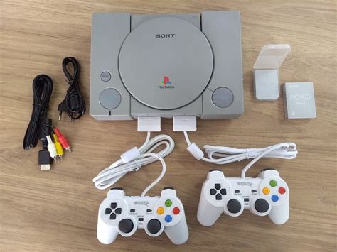 Ps1 Fat Playstation 1 Fat Completo 05 Jogos De Brinde R 290 00
