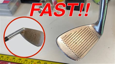 REMOVE RUST AND RESTORE CHROME ON GOLF CLUB YouTube