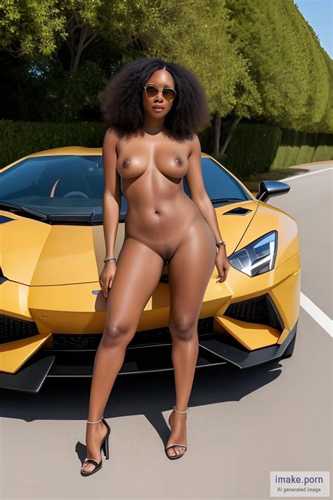 Imake Porn Black Woman Straight Hair Naked Standing In Front Of The