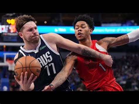 Portland Trail Blazers Vs Dallas Mavericks Full Game Highlights