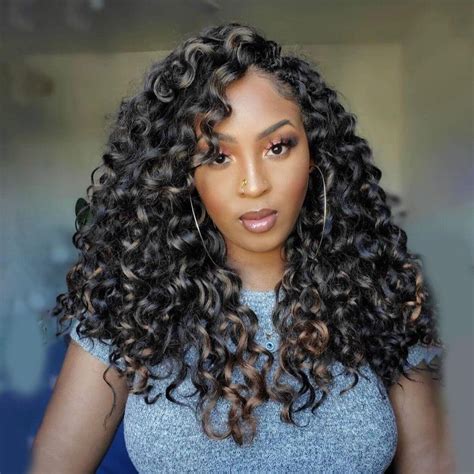 Buy Toyotress Beach Curl Crochet Hair 14 Inch 8 Packs Natural Black