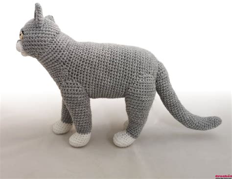 Realistic Crochet Cat Pattern Free CAT YUW