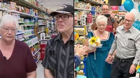Wzięli ślub w supermarkecie w którym spotkali się po raz pierwszy