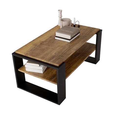 Stolik kawowy KAJA 96 cm ława stół retro salon pokój industrial ława